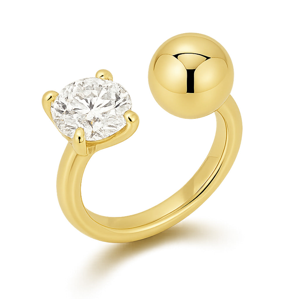BALL DIAMOND RING