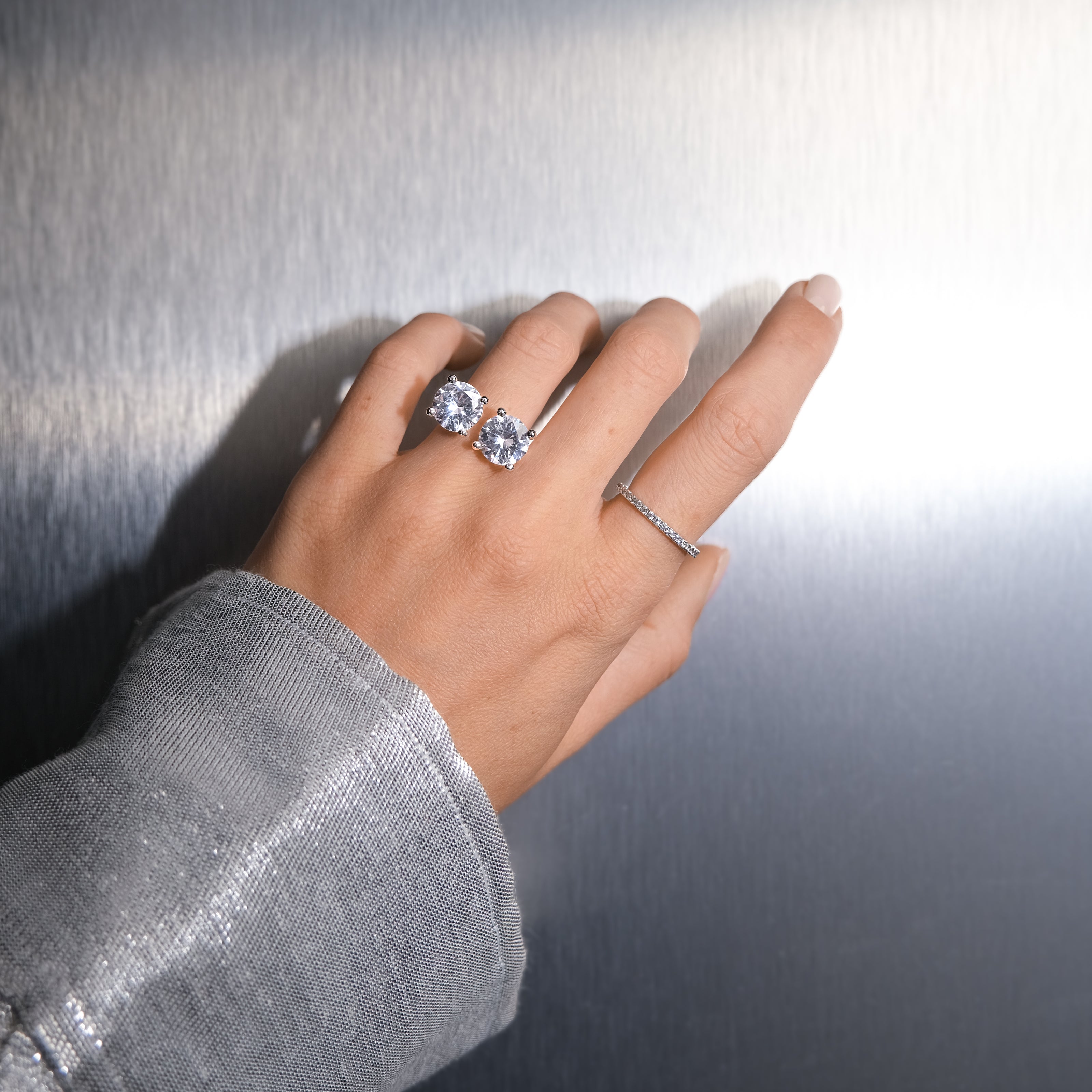 Billion Avenue Double Diamond Ring