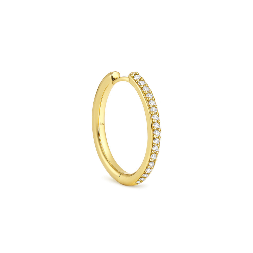 IVY M DIAMOND EARRING 20MM